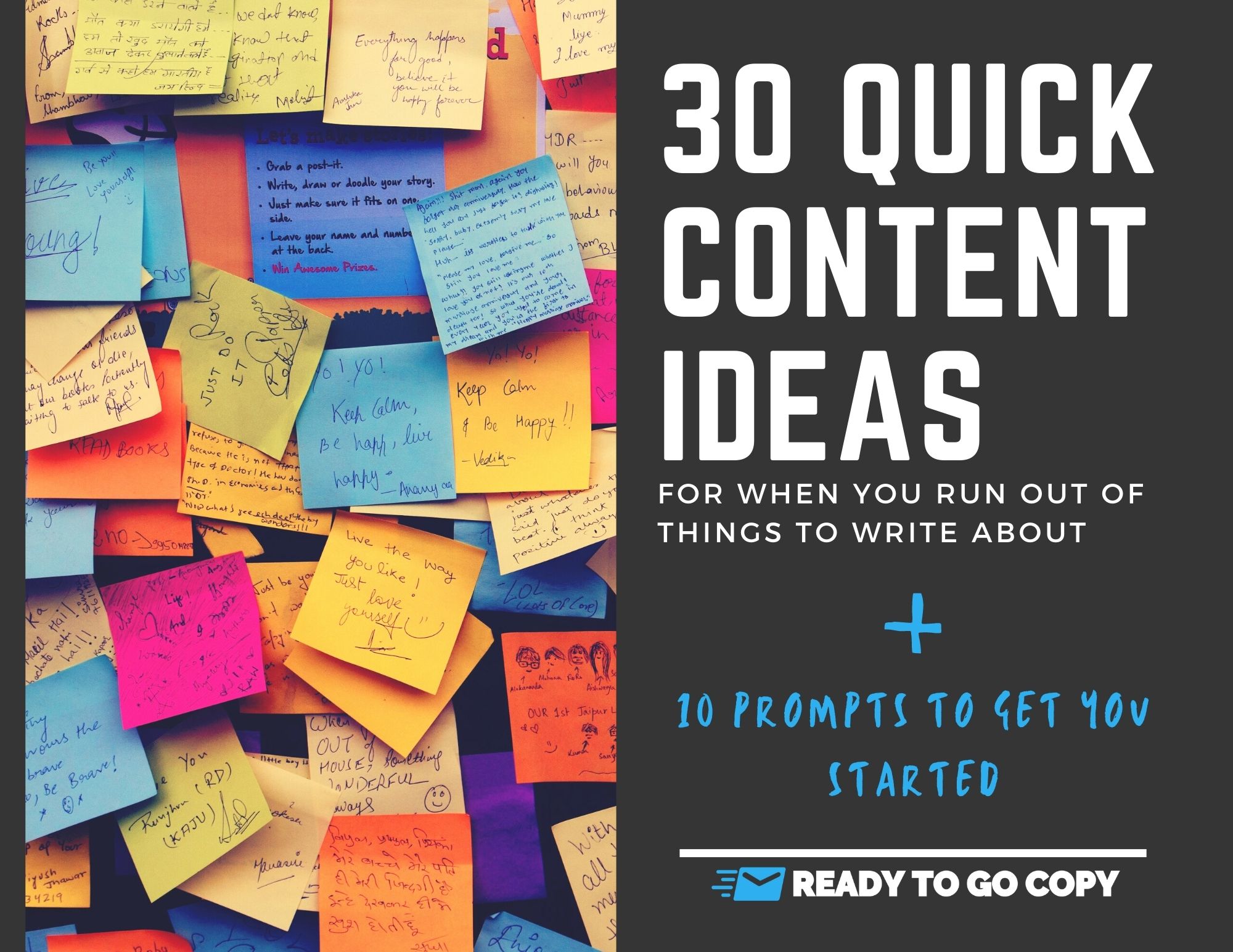 30 Quick Content Ideas
