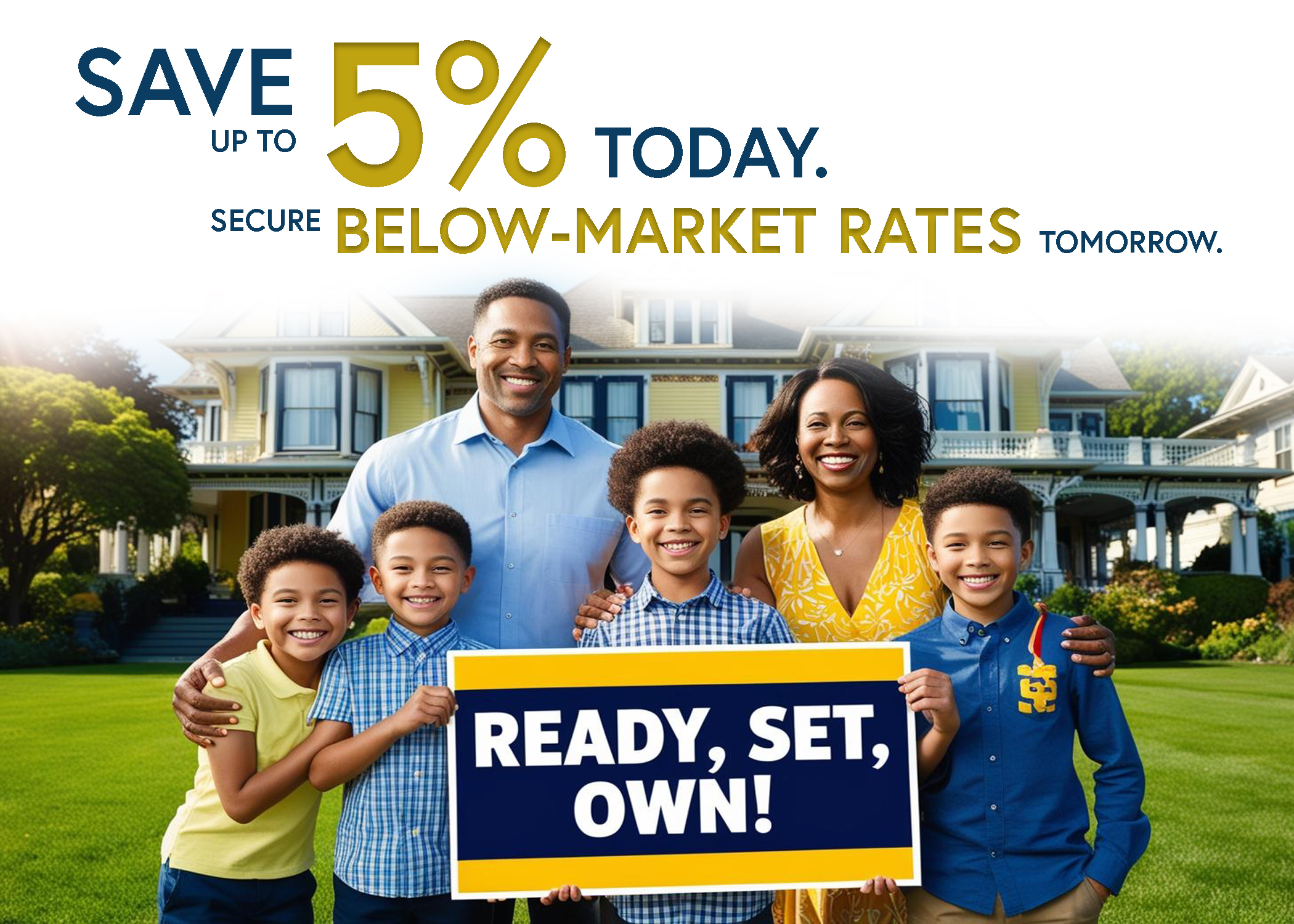 Ready Set Own Today - Save on Closing Costs & Lock in Better Rates